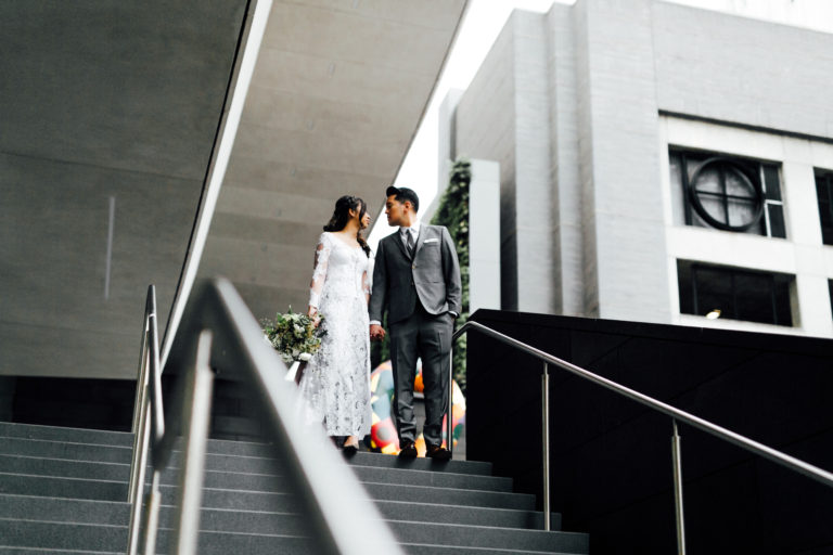 Charles + Corry, A San Francisco Cafe Wedding | ComePlum